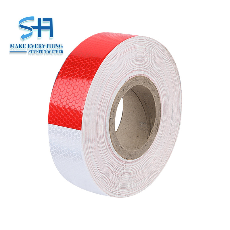 China red and white reflective tape for cars factory and manufacturers ...