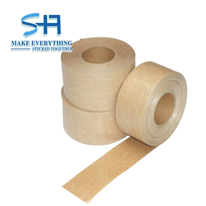 China Custom water activated reinforced kraft paper tape factory and ...